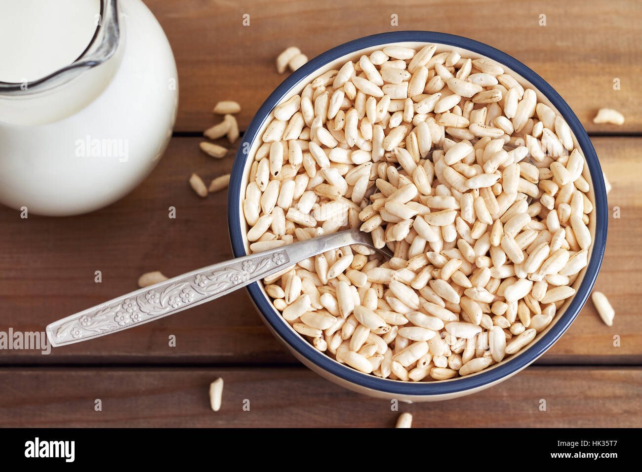 Puffed rice cereal hi-res stock photography and images - Alamy