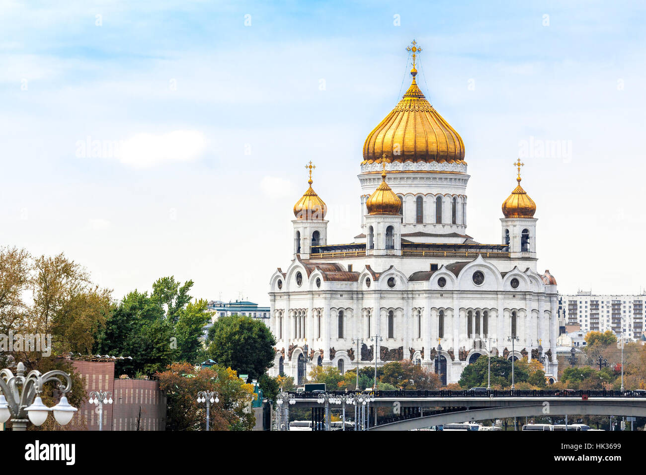 Cathedral of Christ the Saviour in Moscow, Russia, the largest orthodox ...