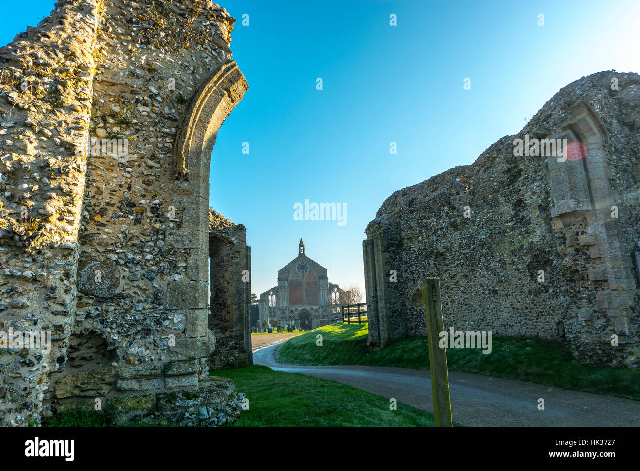 gate house Binham Priory is among the most complete and impressive ...