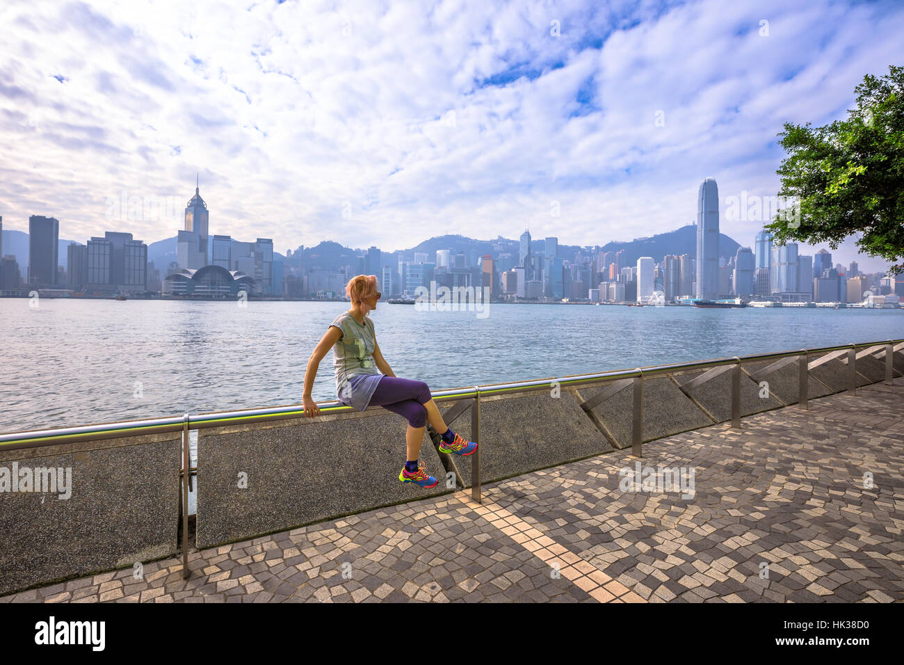 Hong kong tsim sha tsui promenade hi-res stock photography and images ...