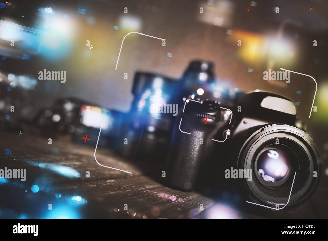 Professional reflex camera Stock Photo - Alamy