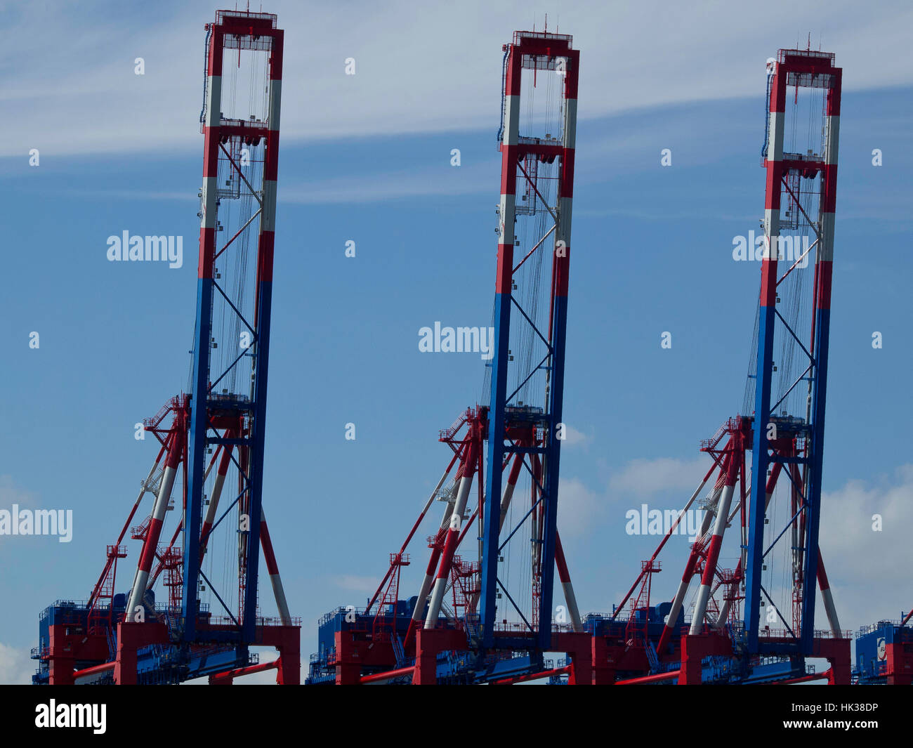 harbor, harbours, container, containers, crane, water, north sea, salt ...