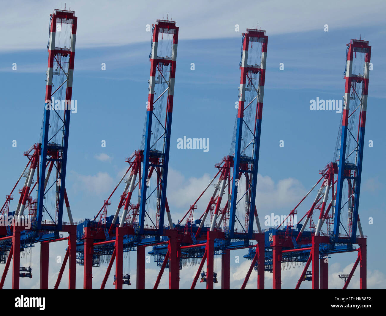 harbor, harbours, container, containers, crane, water, north sea, salt ...