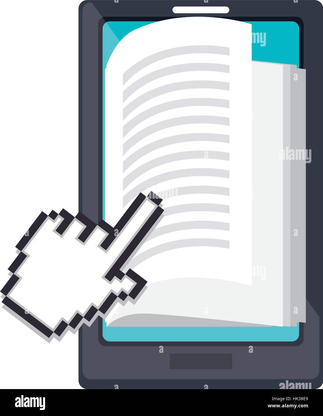 electronic book technology icon vector illustration design Stock Vector ...