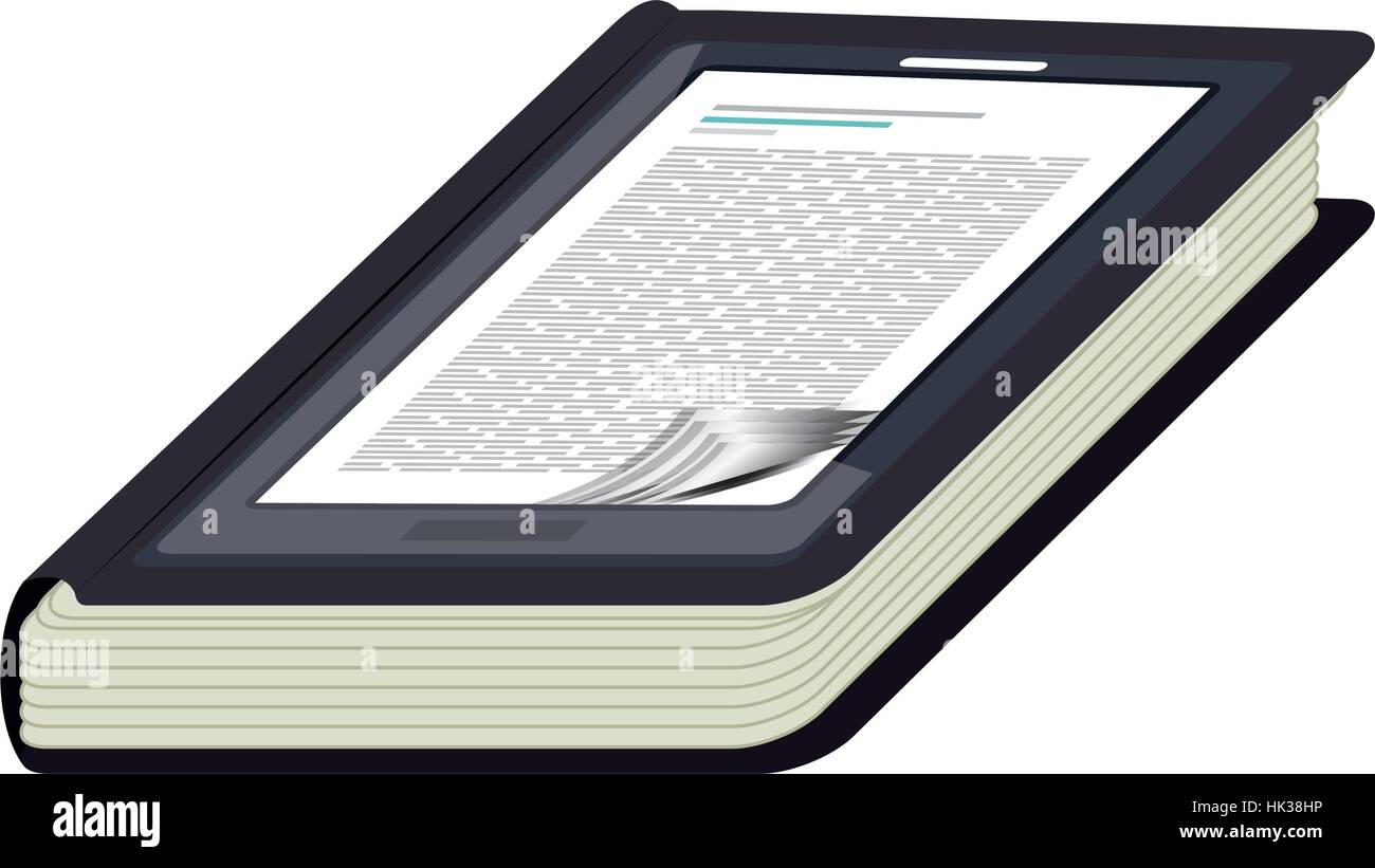 electronic book technology icon vector illustration design Stock Vector ...