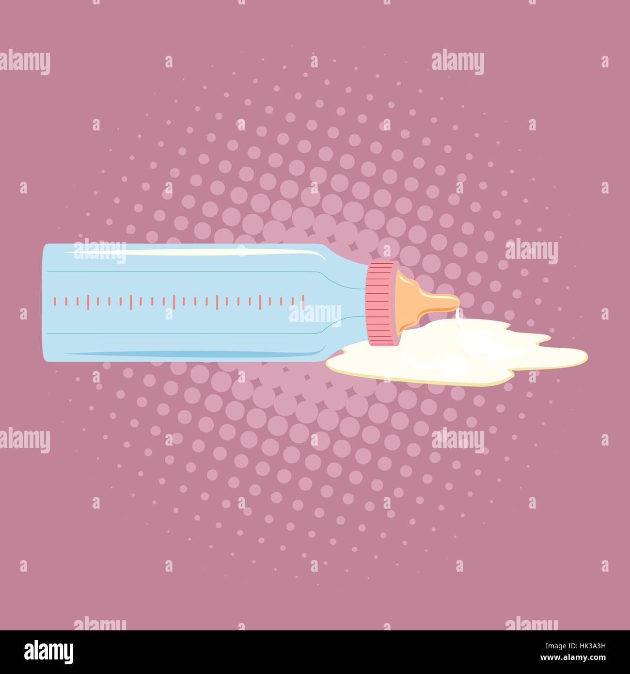 Baby bottle cartoon hi-res stock photography and images - Alamy