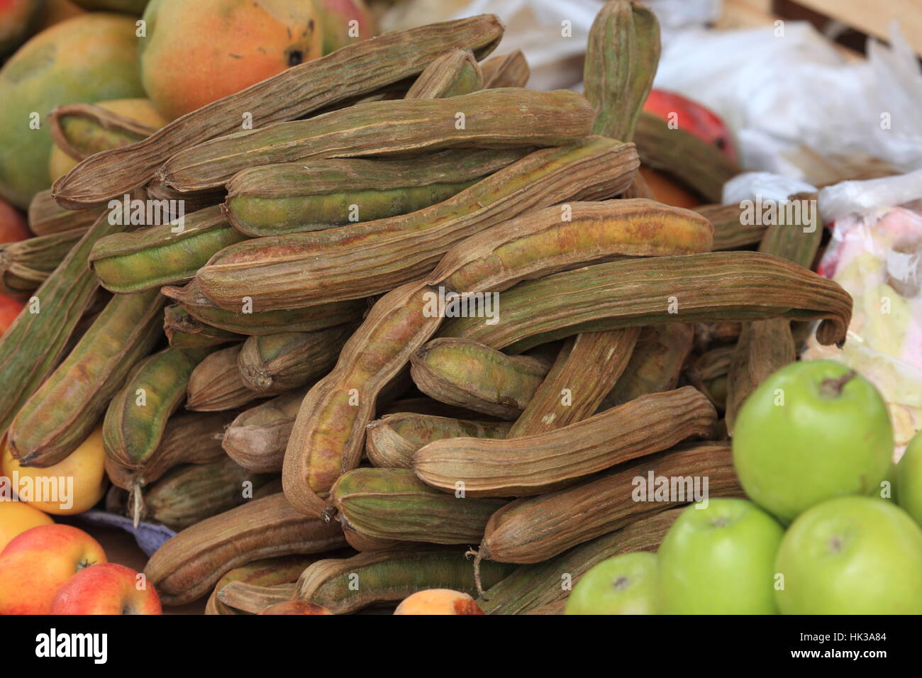ice cream bean inga Stock Photo - Alamy