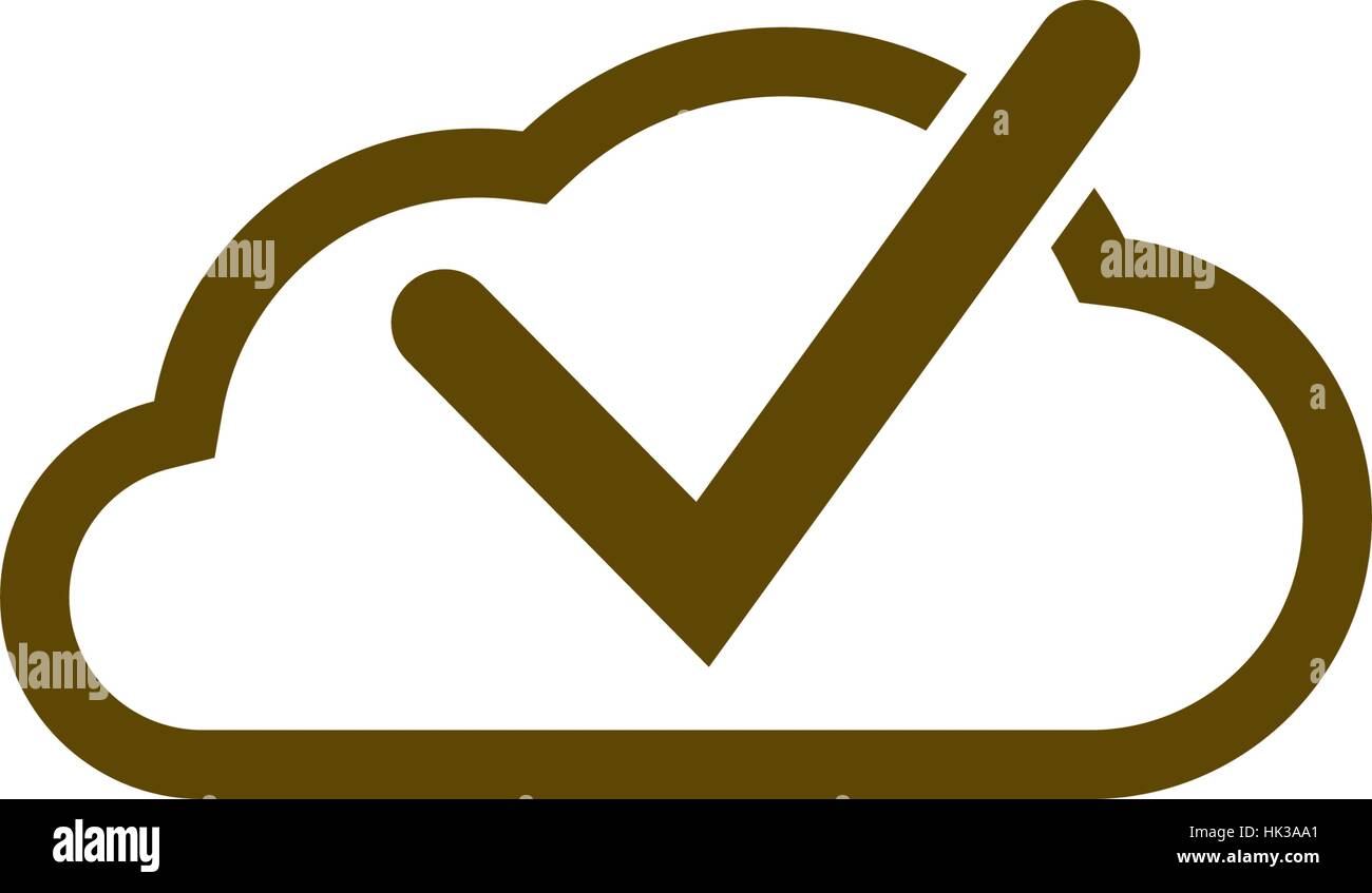 Cloud select icon. Cloud click symbol. Vector illustration Stock Vector ...