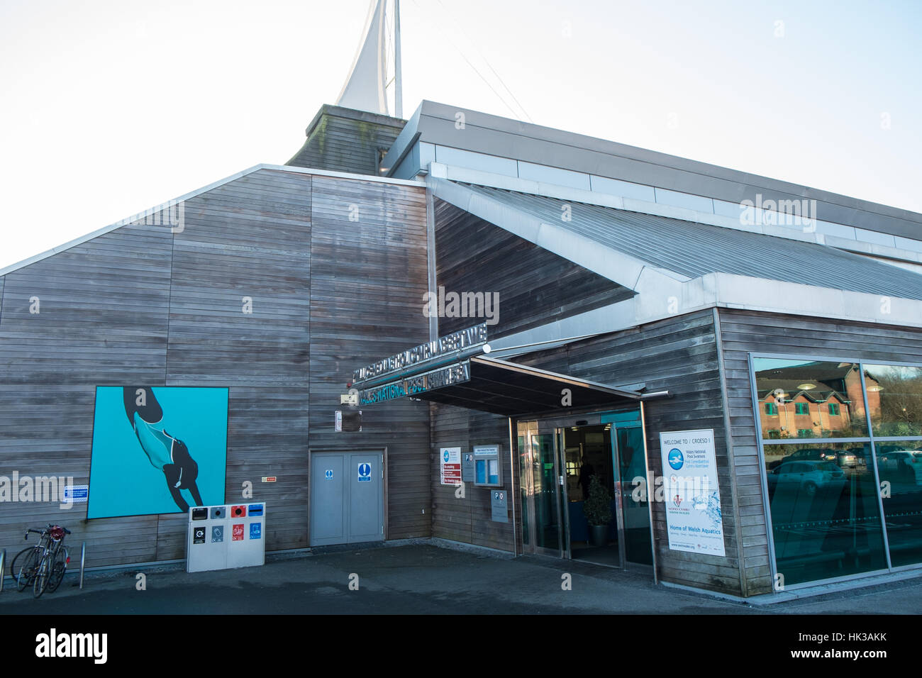 National Swimming Pool, and Sports Ground at Swansea,University,South ...
