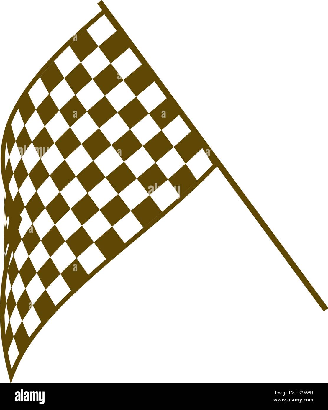 The squared flag. Starting symbol vector icon Stock Vector Image & Art ...