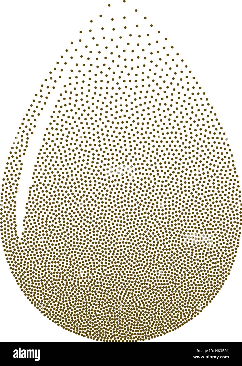 Vector illustration of black drop, isolated on white background Stock ...
