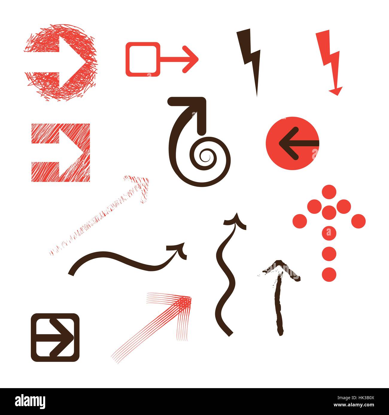 Set of Arrow Icons Stock Vector Image & Art - Alamy