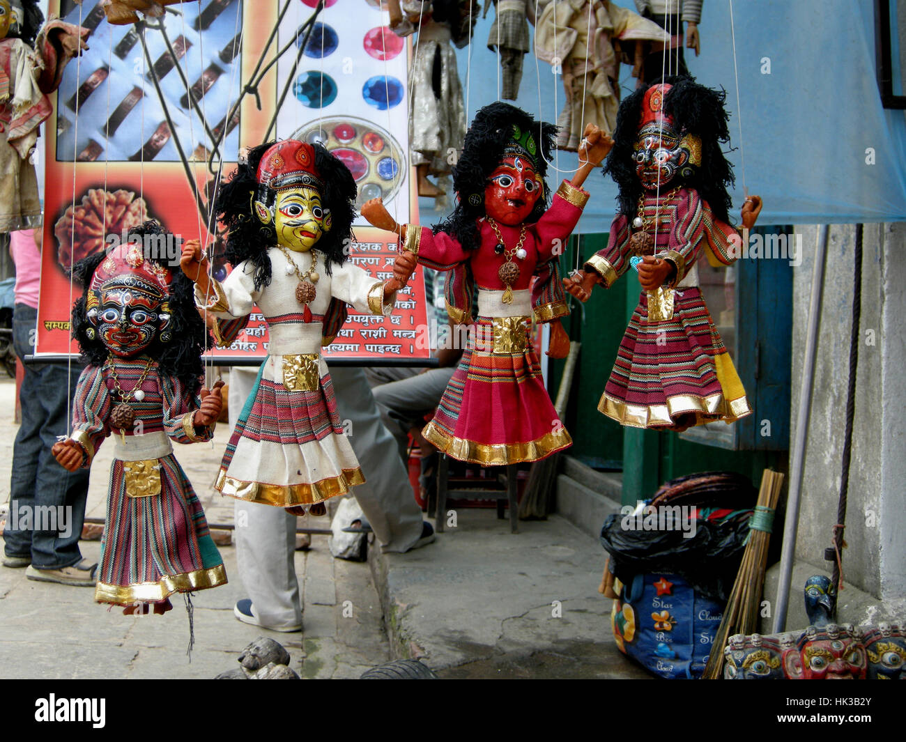 Puppets , Kathmandu Stock Photo - Alamy