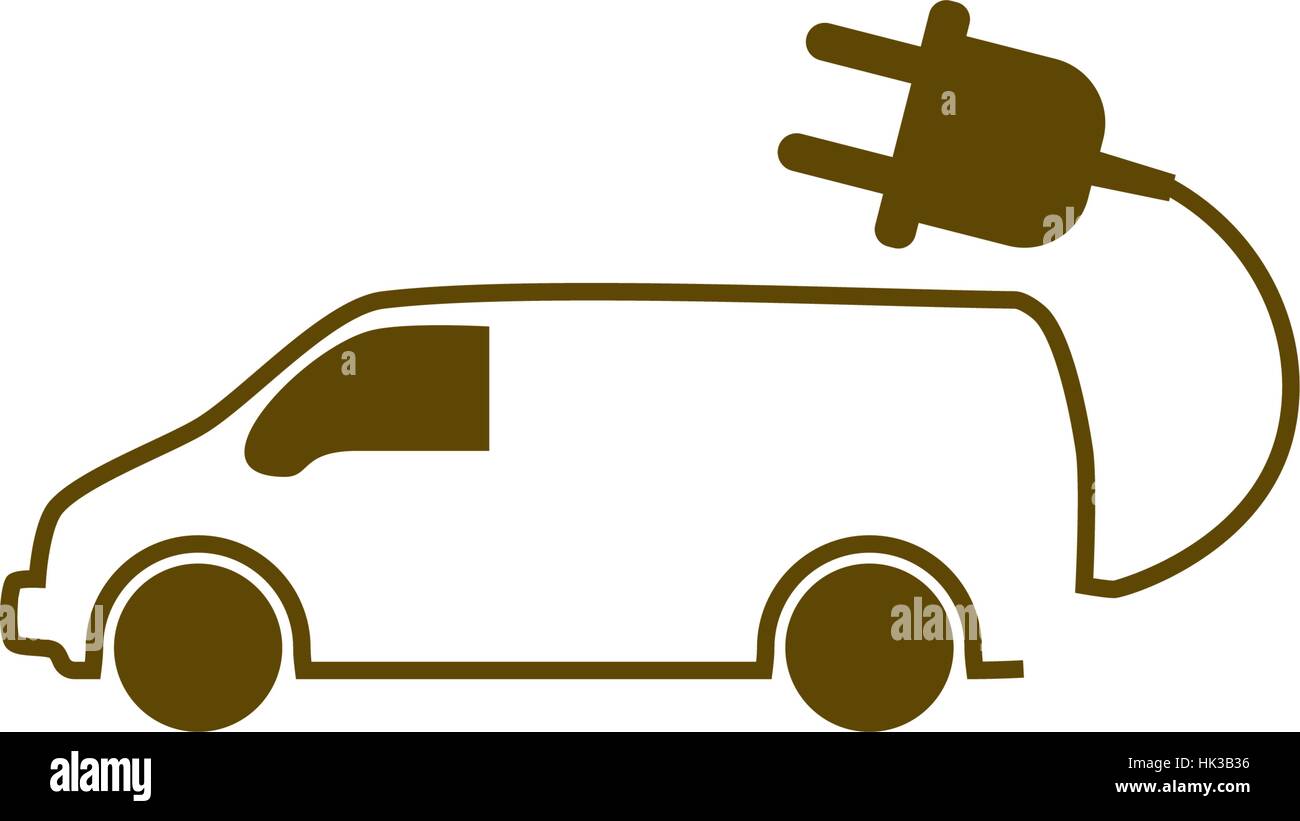 Recharging car battery on Stock Vector Images - Alamy