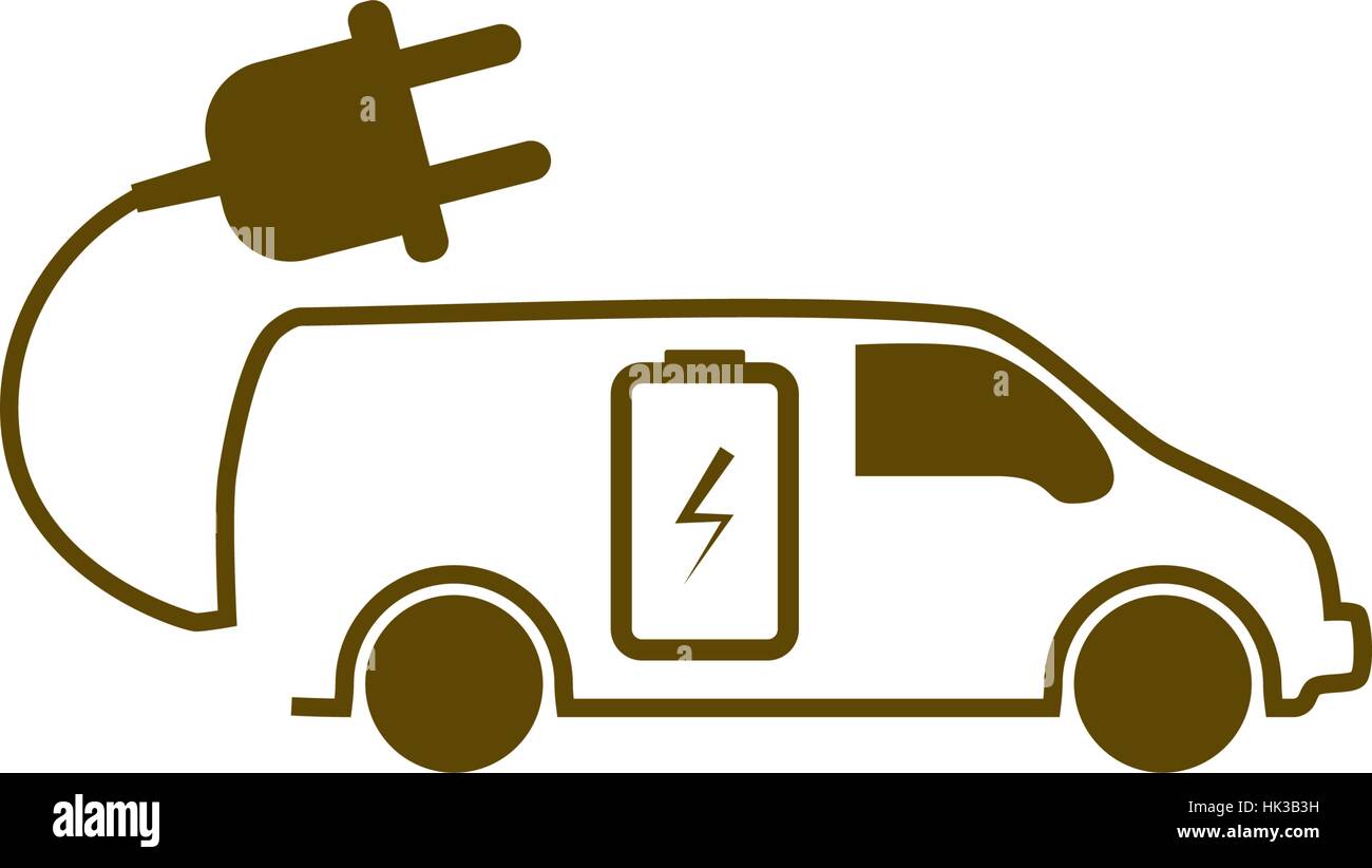 Recharging car battery on Stock Vector Images - Alamy