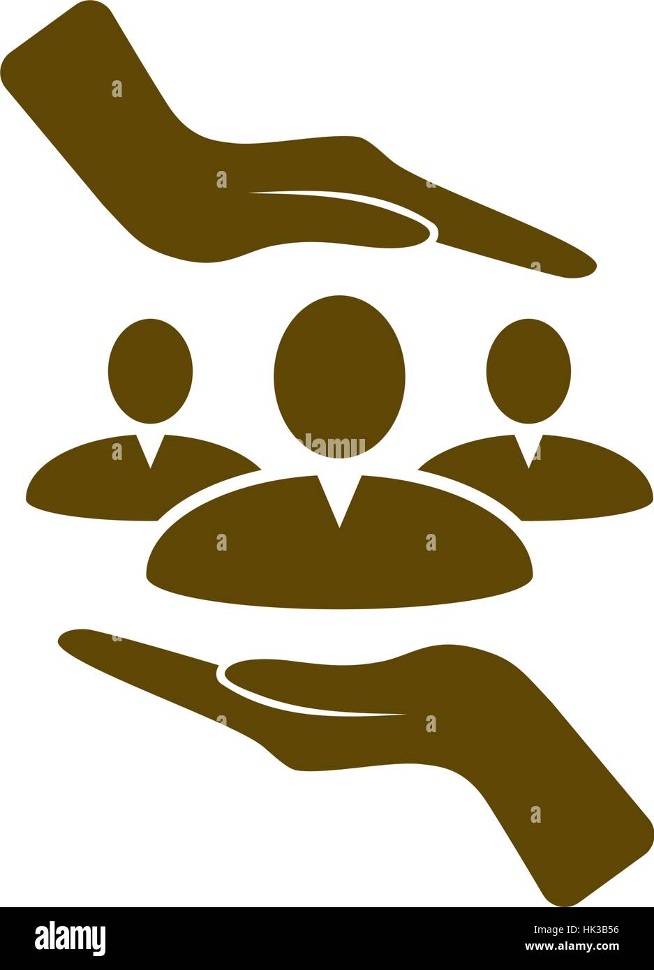 Group of people and hands icon Stock Vector Image & Art - Alamy