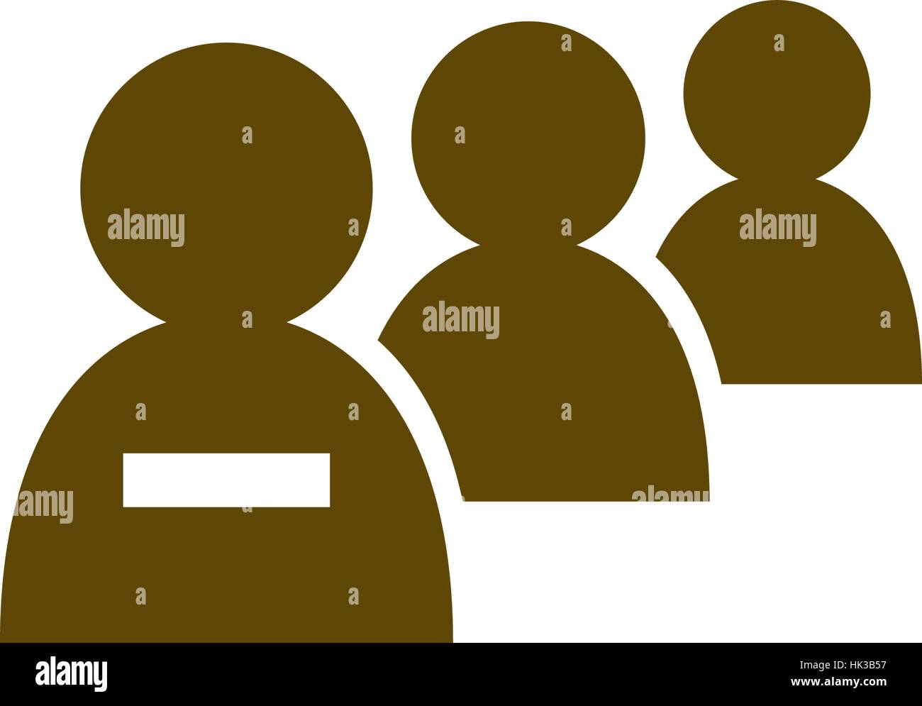 Add new user account flat icon for apps. Vector illustration Stock ...