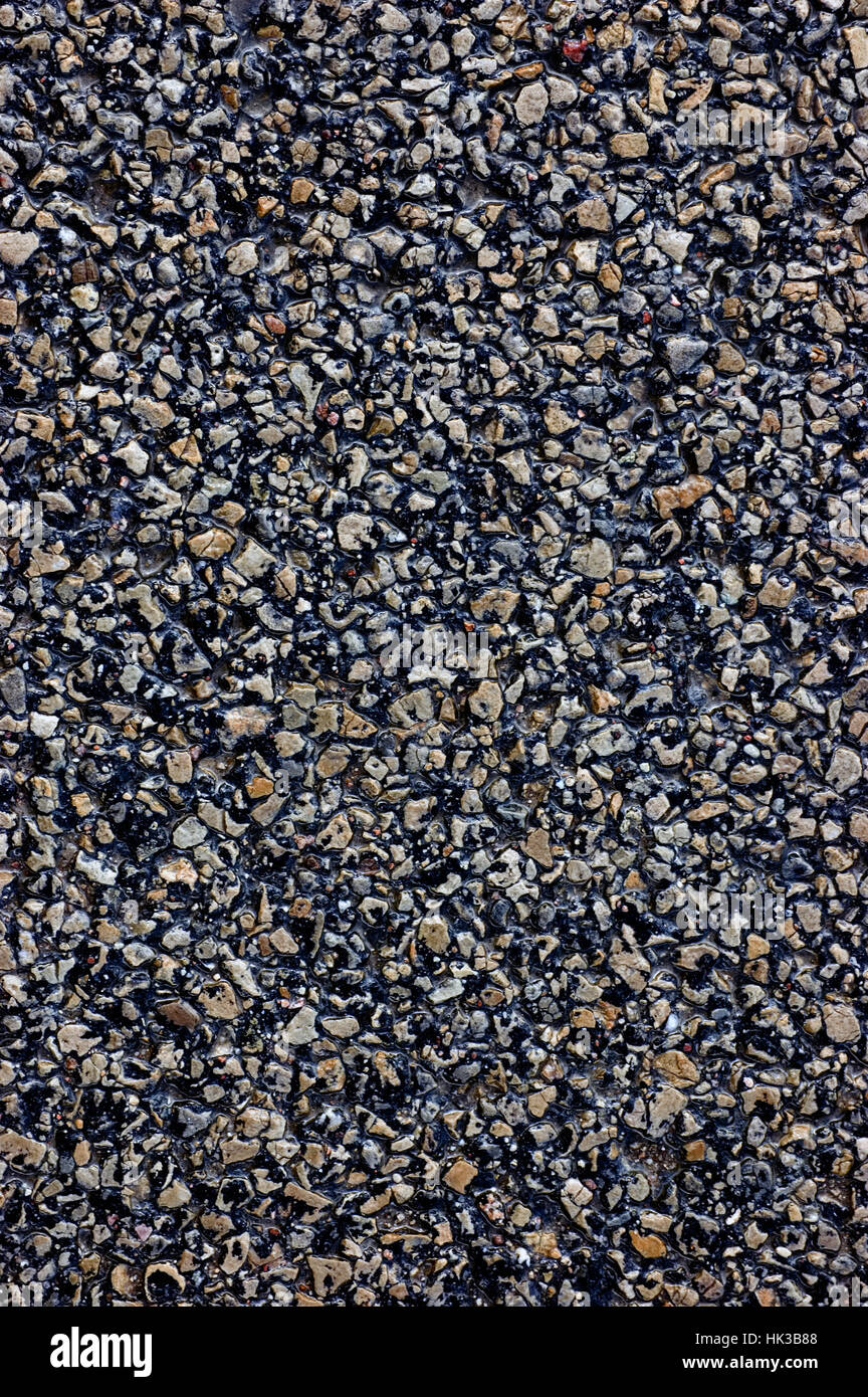 Asphalt texture, detailed vertical wet tarmac closeup background ...