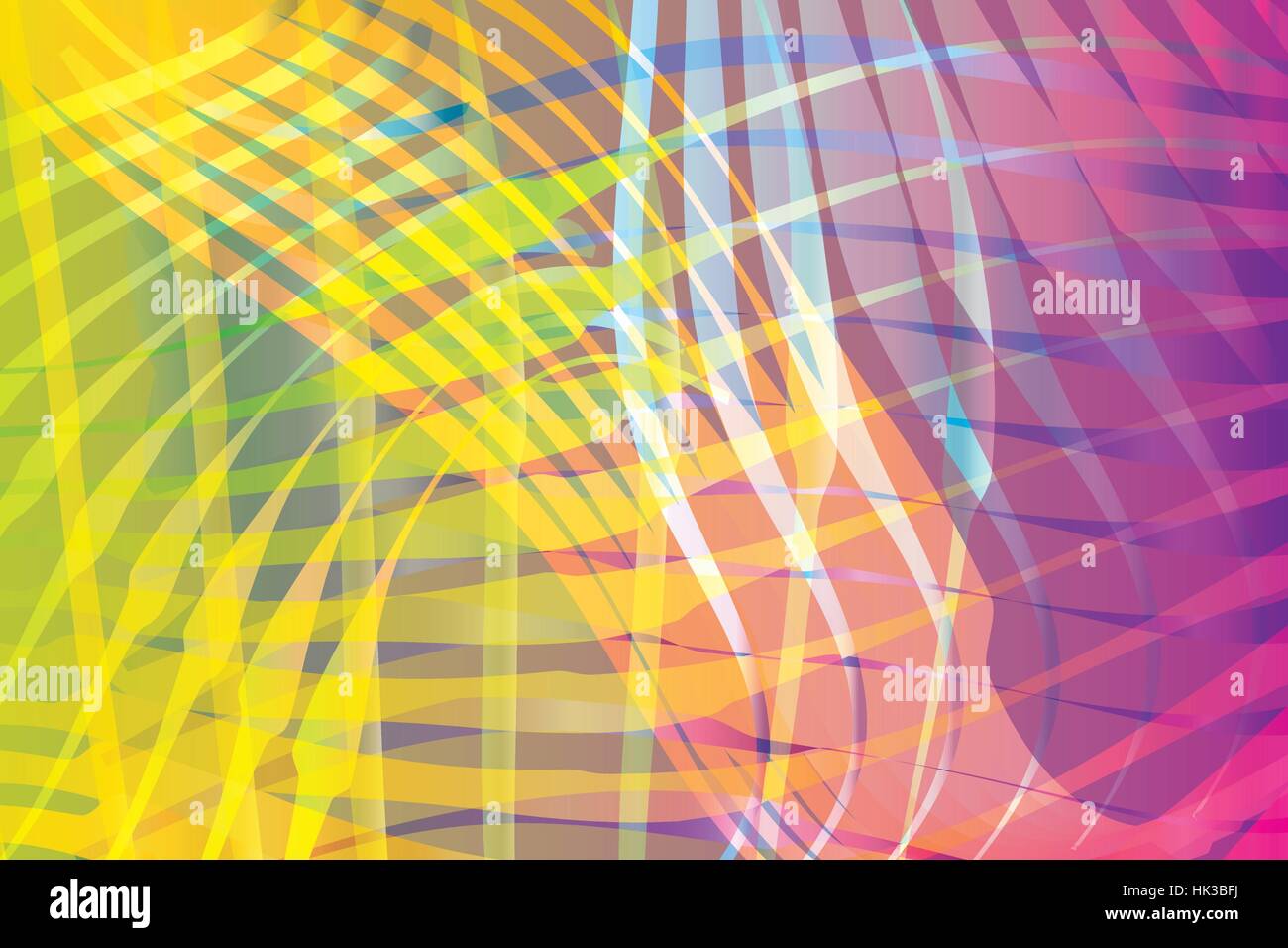 Abstract waves in many colors blended together on a transparent ...