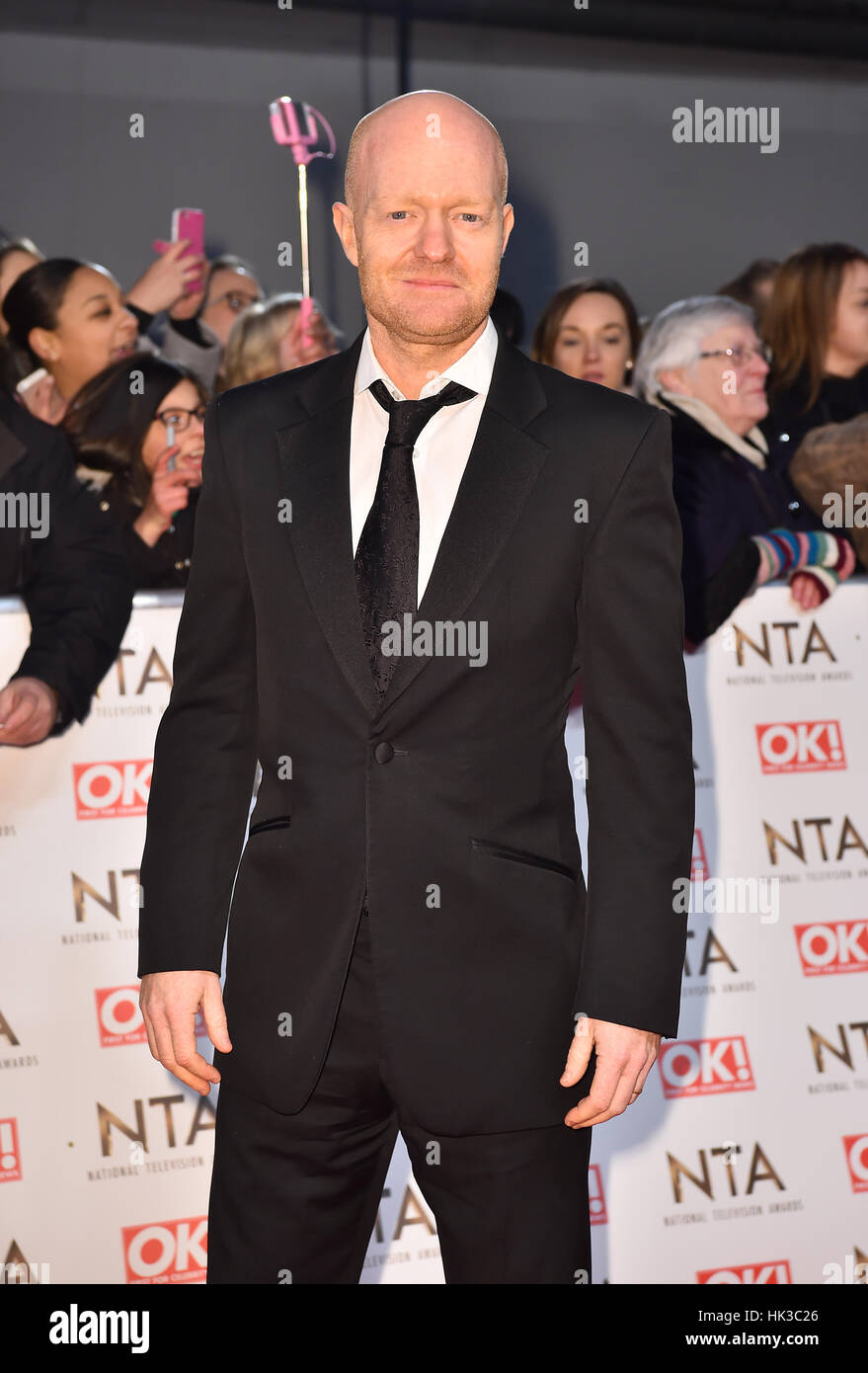 Jake Wood attending the National Television Awards 2017 at the O2 ...