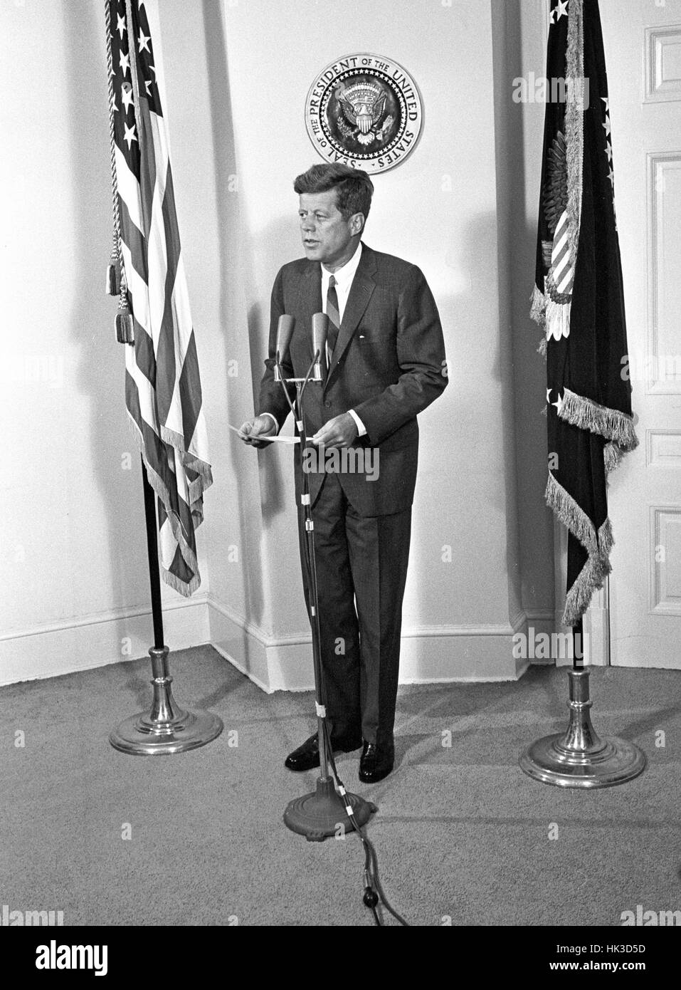 President John F Kennedy Of America Stock Photos & President John F ...