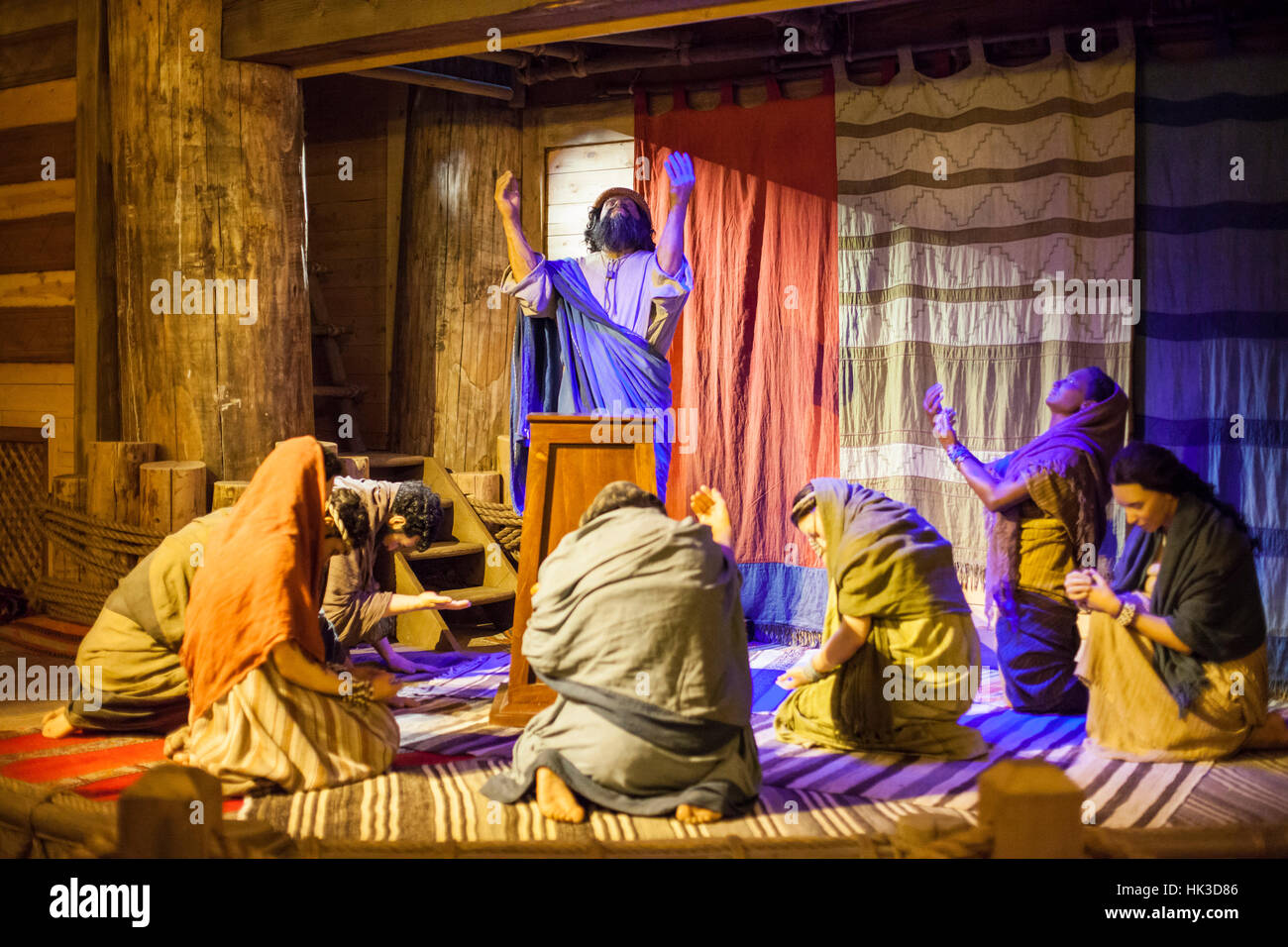 Williamstown, Kentucky - The Ark Encounter, a full-sized model of Noah ...