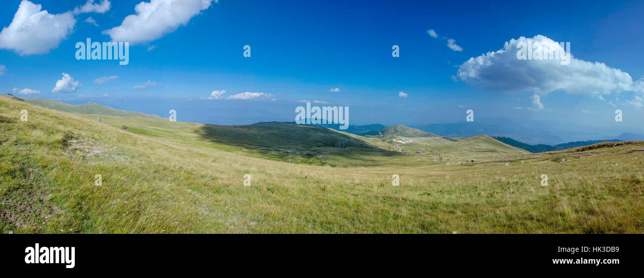 Mountain Panorama - Voras Kaimaktsalan Ski Center, Edessa Greece Stock ...