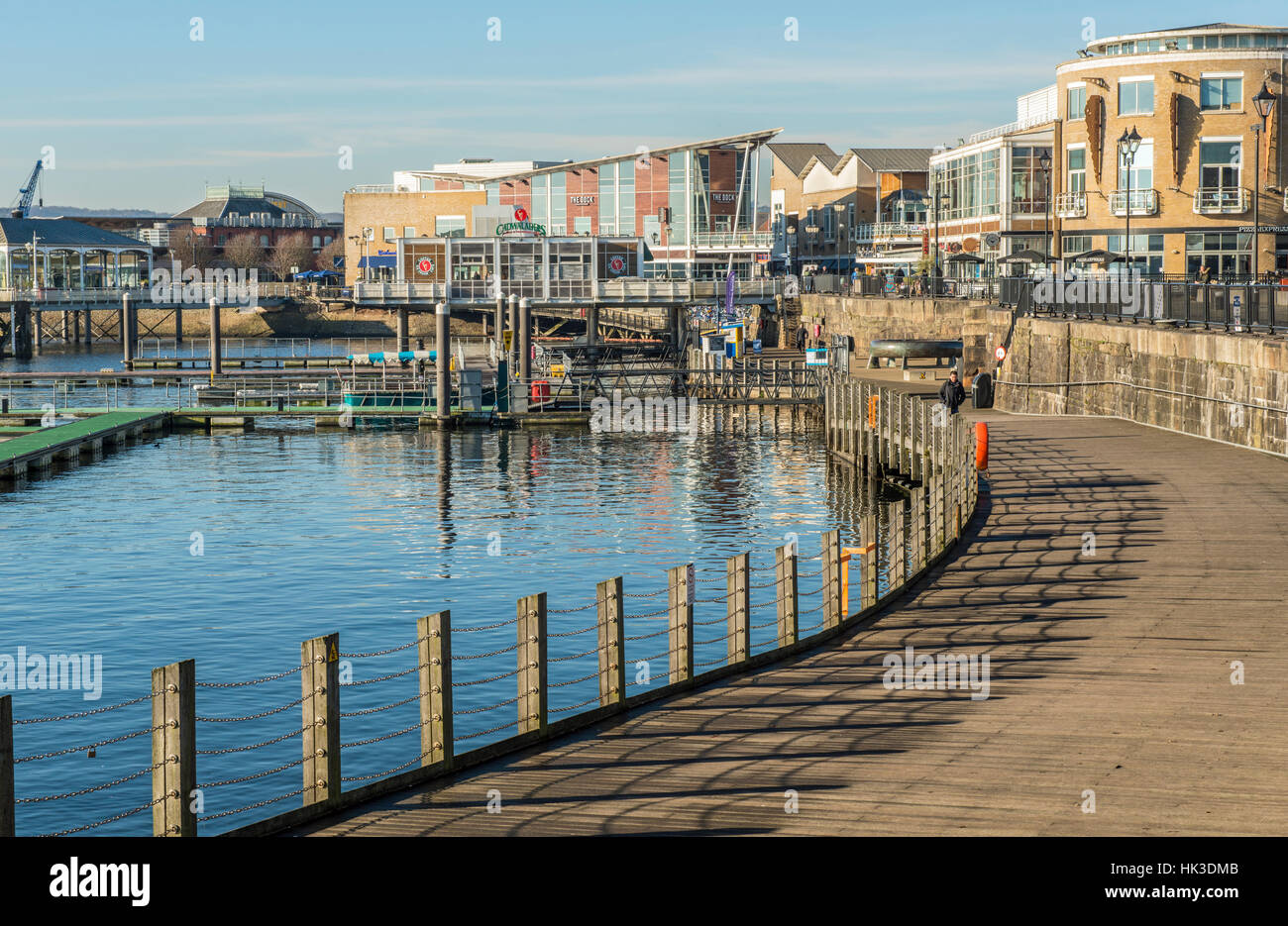 Mermaid Quay Cardiff Bay south Wales Stock Photo - Alamy