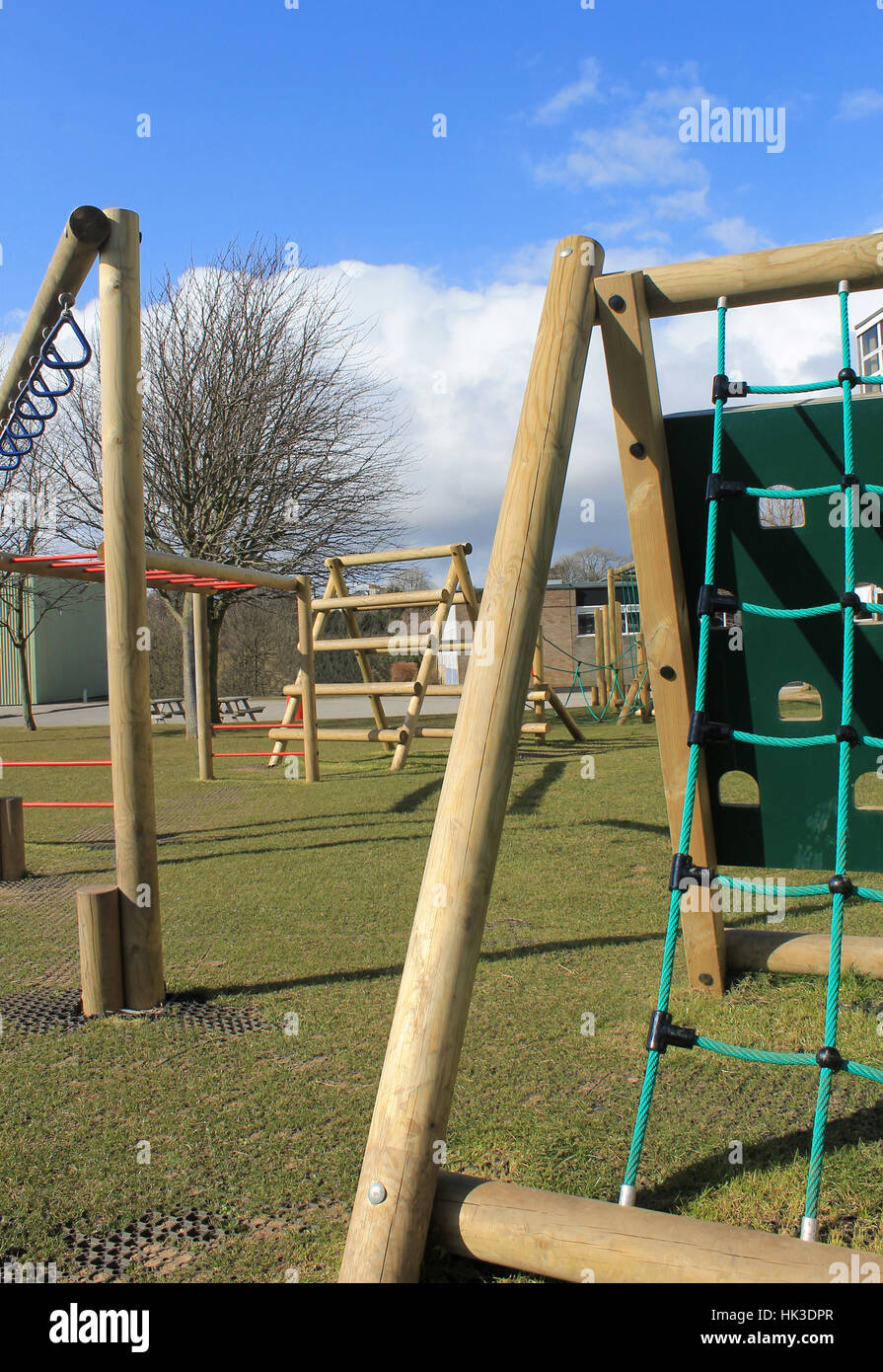 Secondary school playground england hi-res stock photography and images ...