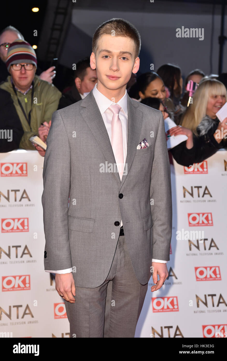 Richard Linnell attending the National Television Awards 2017 at the O2 ...