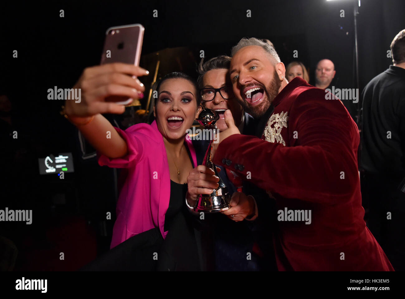 Chris Steed and Stephen Webb attending the National Television Awards ...