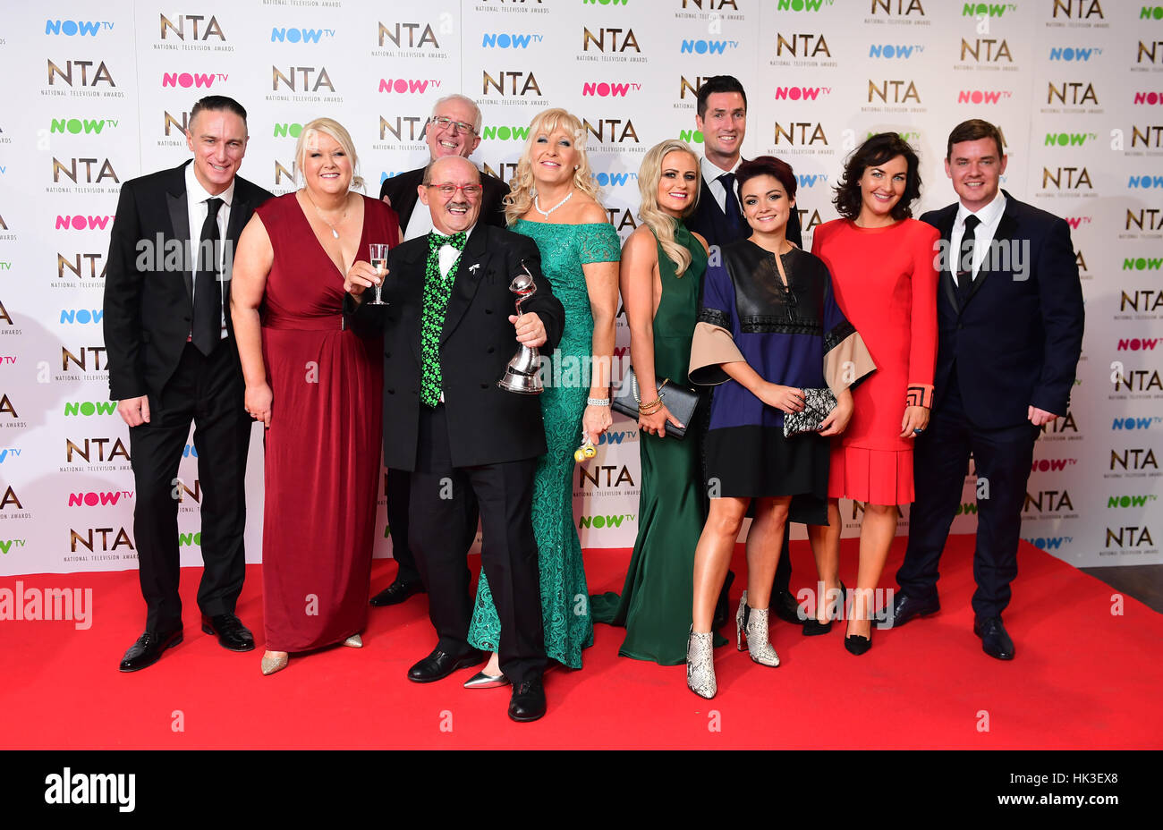 The Cast of Mrs Browns Boys in the press room with the Best Comedy ...
