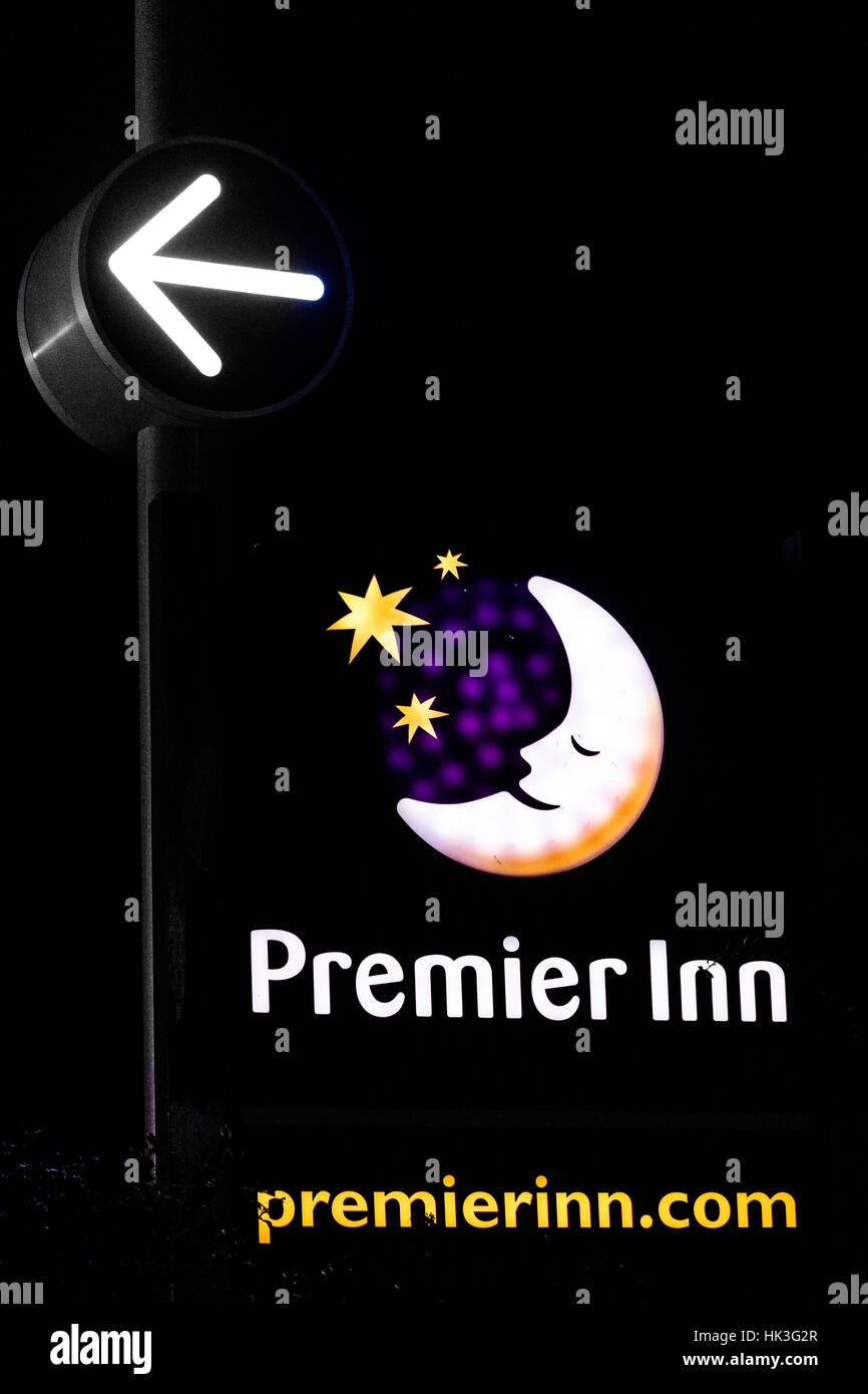 Premier Inn, Fraddon, Cornwall Stock Photo - Alamy