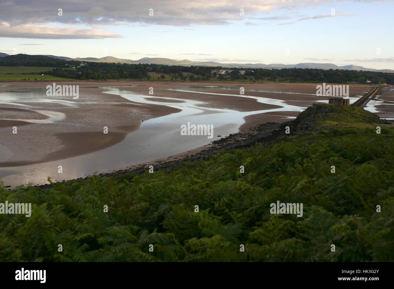 View, rock, rocks, see weed, castle, cramond, edinburgh, england ...