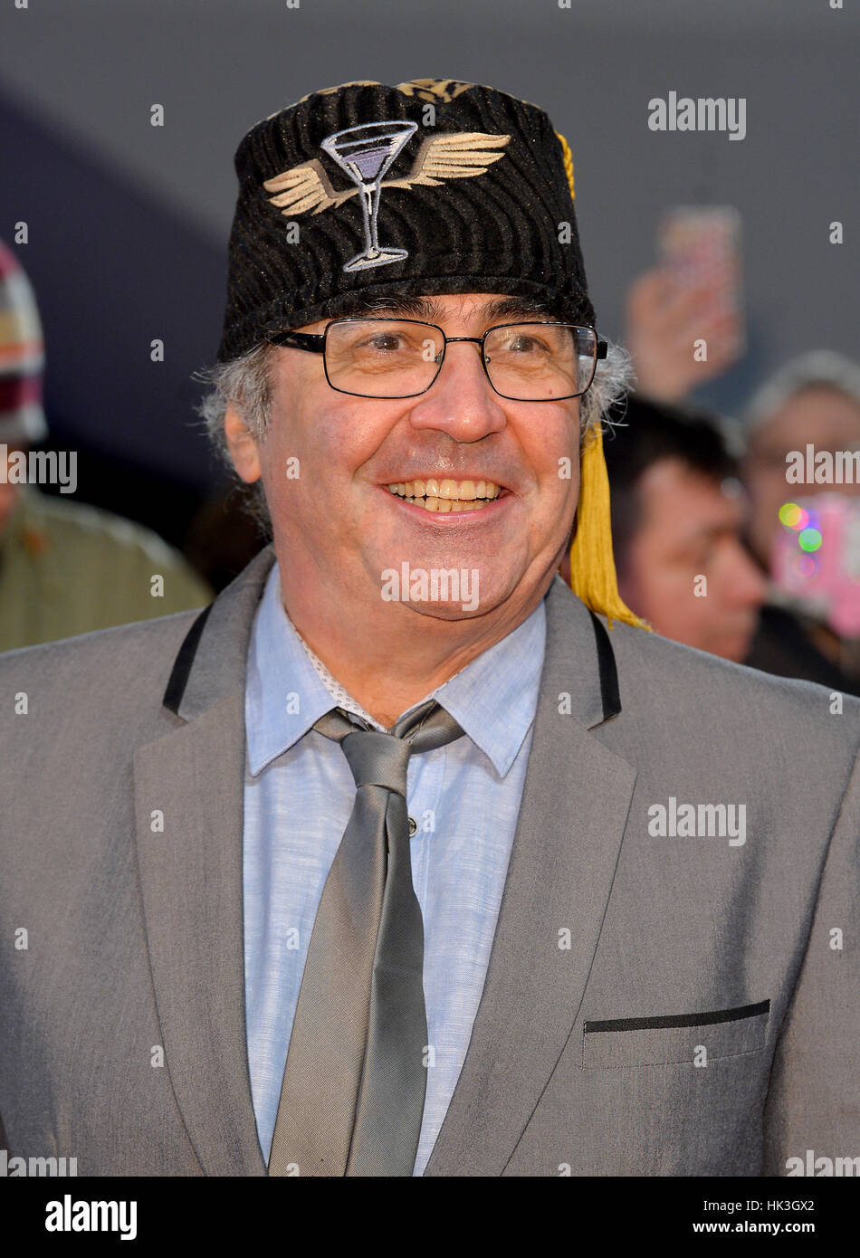 Danny Baker attending the National Television Awards 2017 at the O2 ...