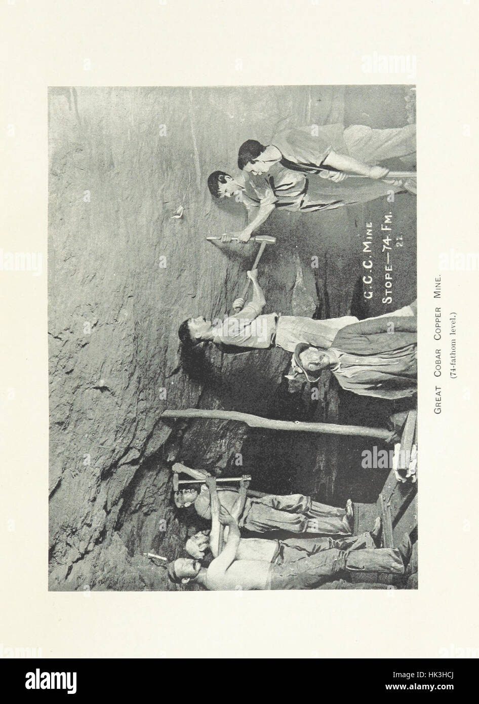 Image from 'The Copper-mining Industry,' detailing the copper mining ...