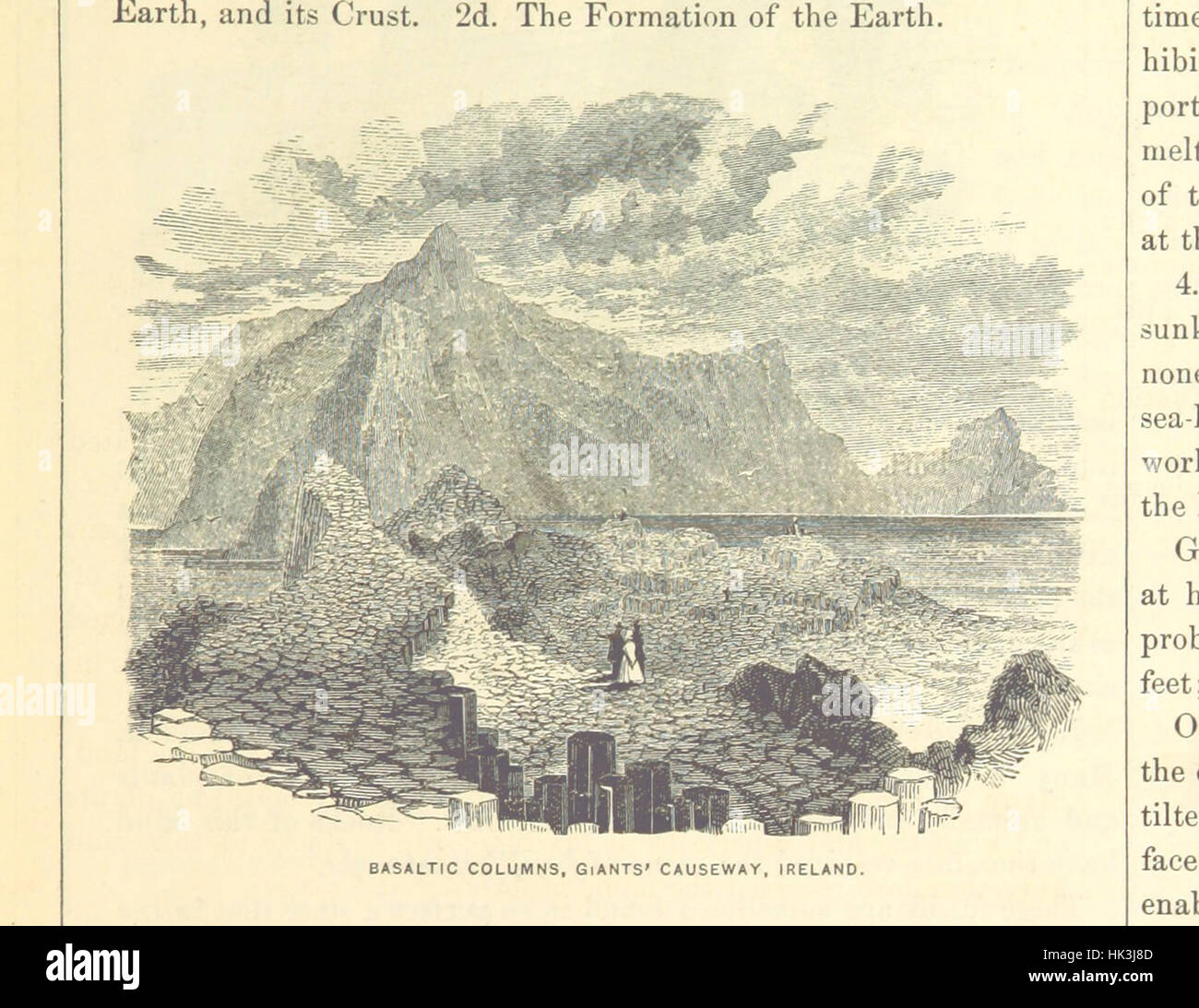 An illustration from 'Elements of Physical Geography', featured on page ...