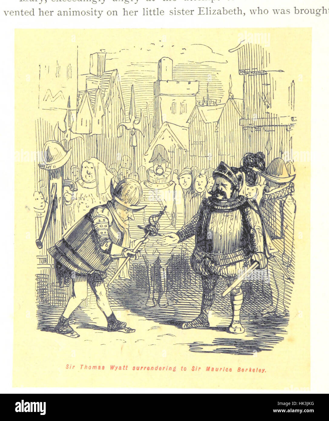 An image from 'The Comic History of England,' featuring illustrations ...