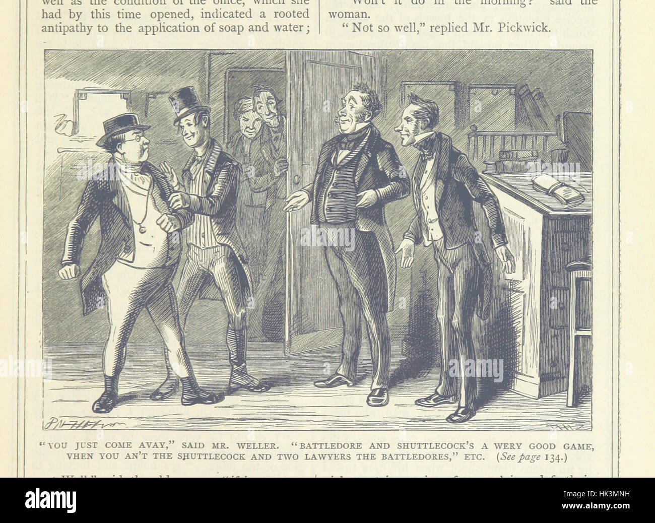 Photograph from 'The Works of Charles Dickens,' showing one of the ...
