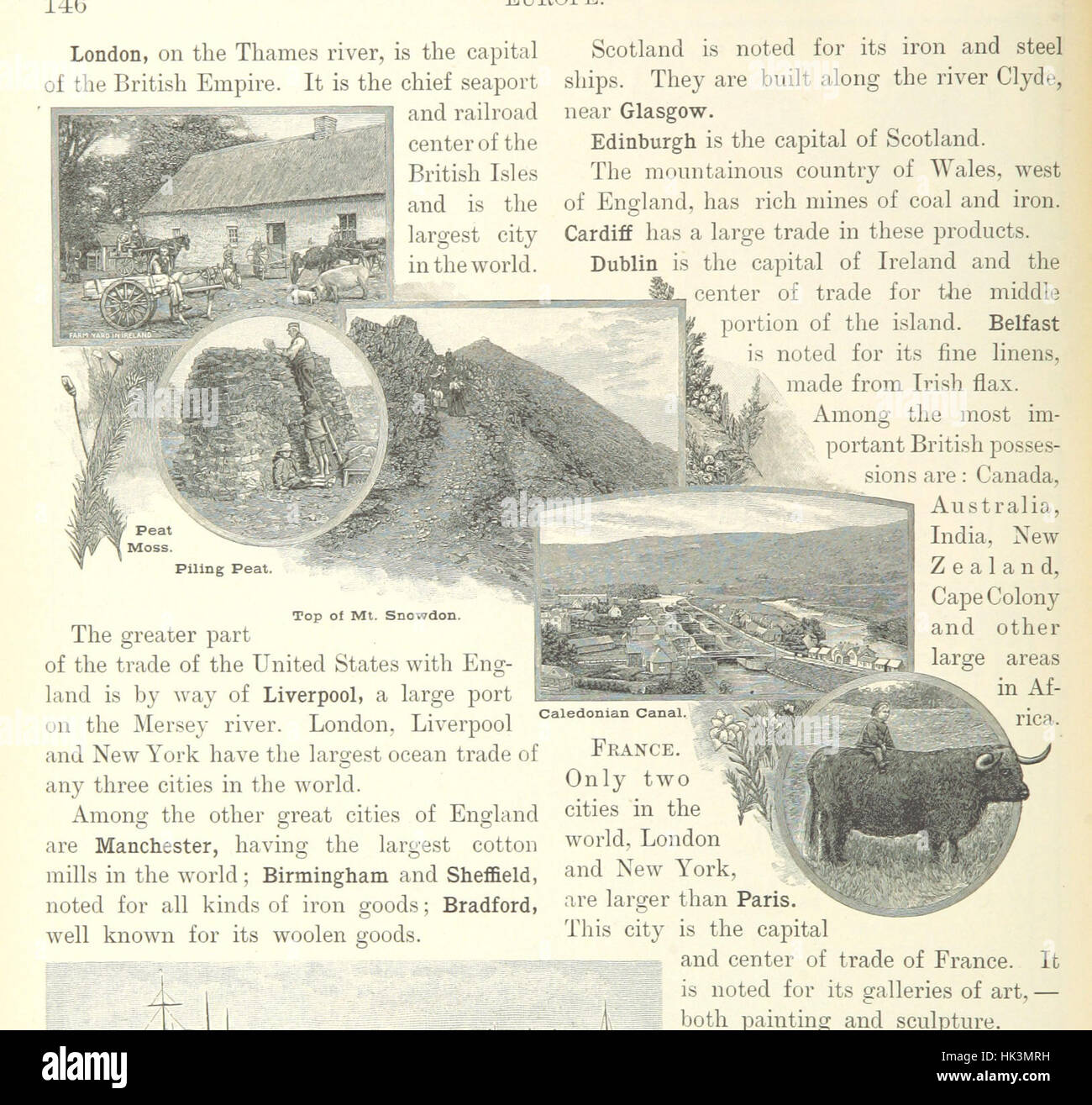 Image from page 158 of 'Elements of Geography', a textbook featuring ...