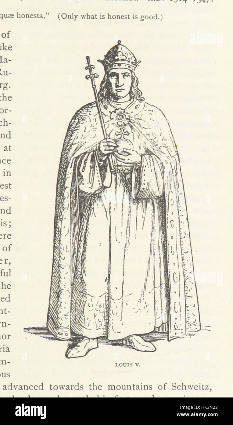 An illustration from 'History of the German Emperors and their ...