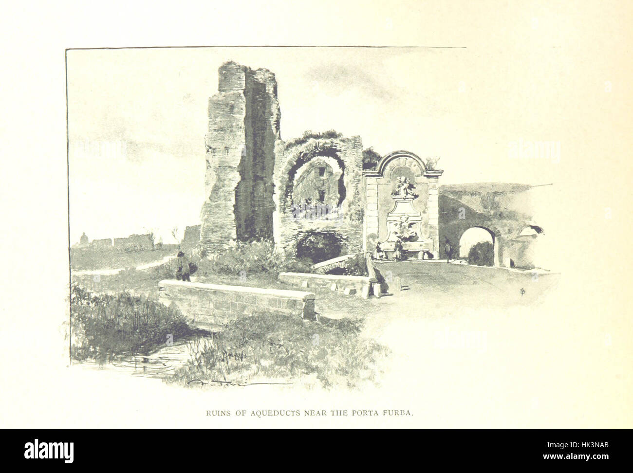 Illustration from 'Rome', a detailed and illustrated guide to the city ...