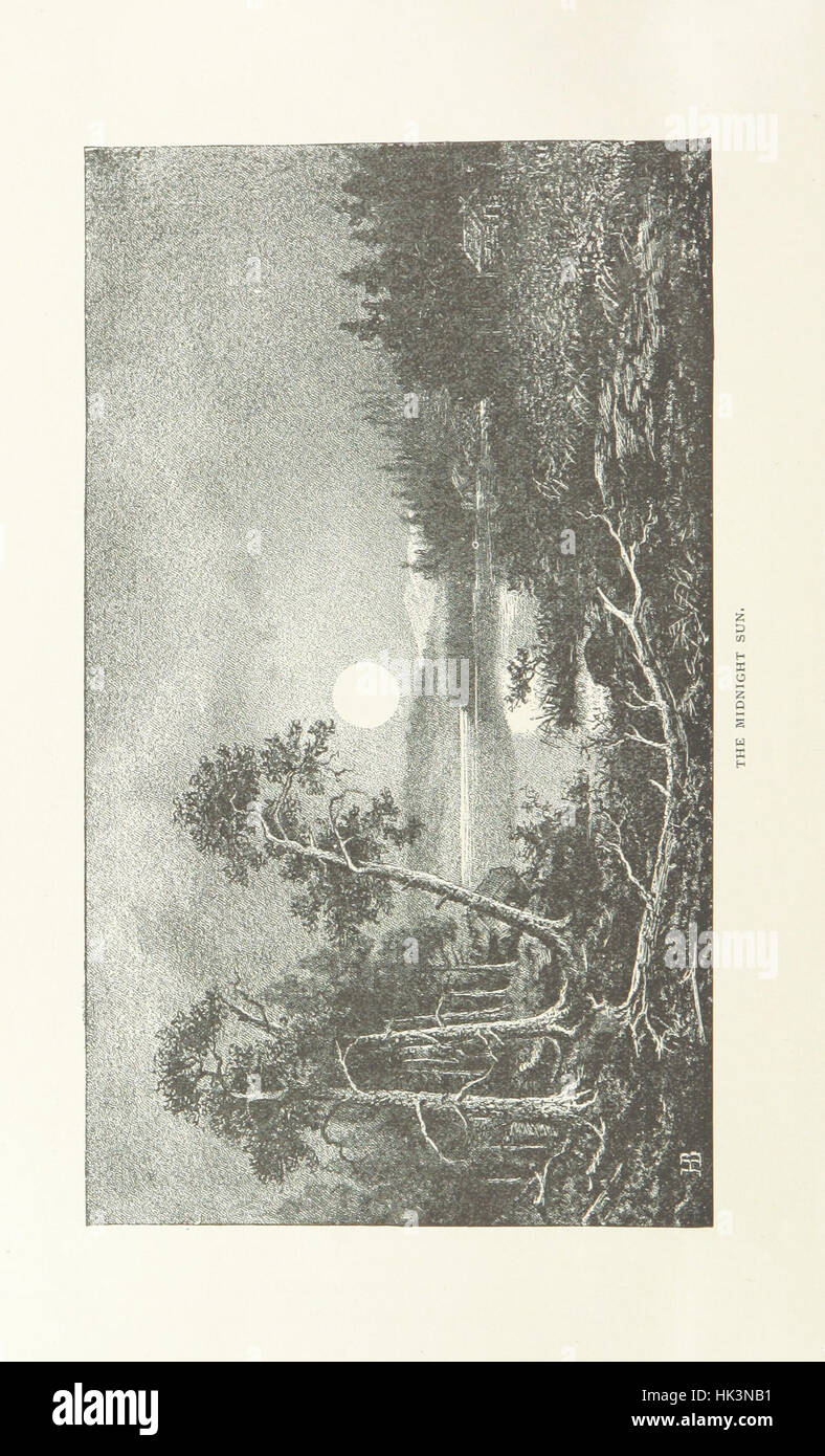 Illustration from 'The Land of the Midnight Sun,' showing the unique ...