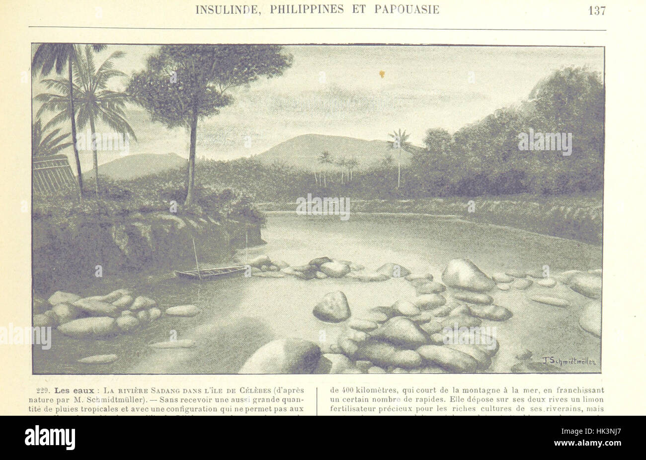 An illustration from 'Album géographique', featuring a variety of maps ...