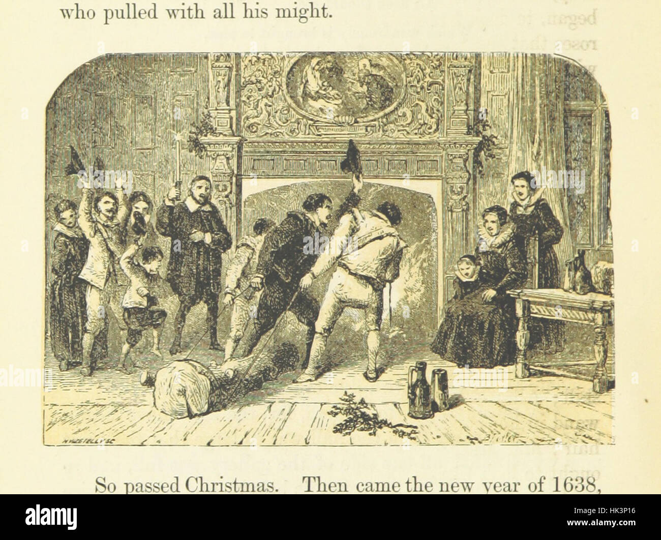 Image from page 162 of 'The Carewes,' illustrating a scene from the ...