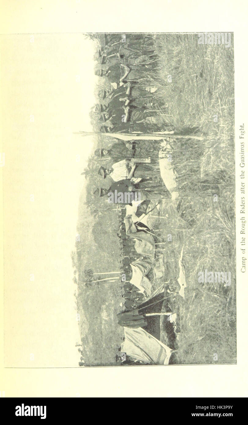 Illustration from 'The Rough Riders', depicting the U.S. Cavalry unit ...