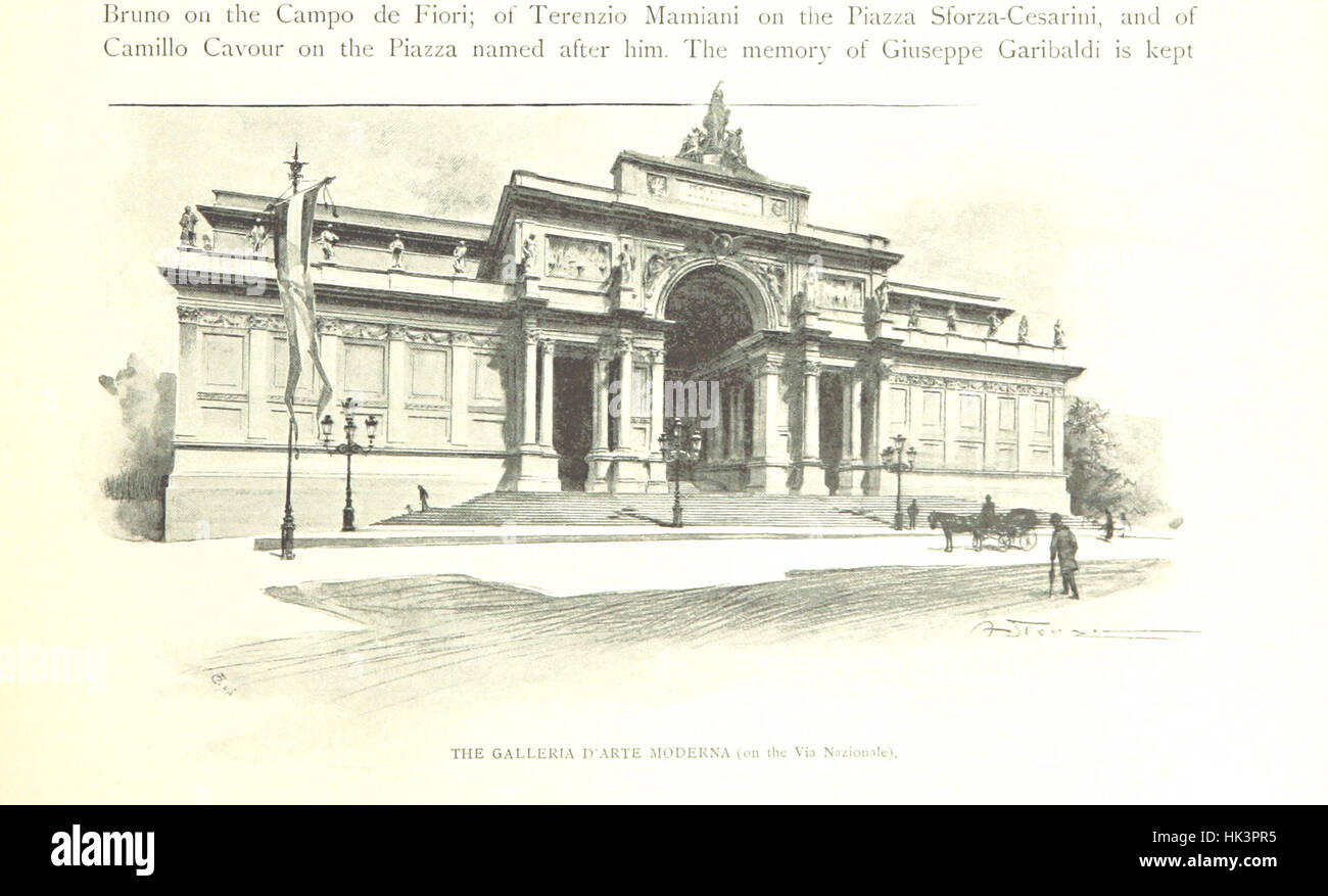 An image from 'Rome', a condensed edition edited by Mrs. A. Bell. The ...