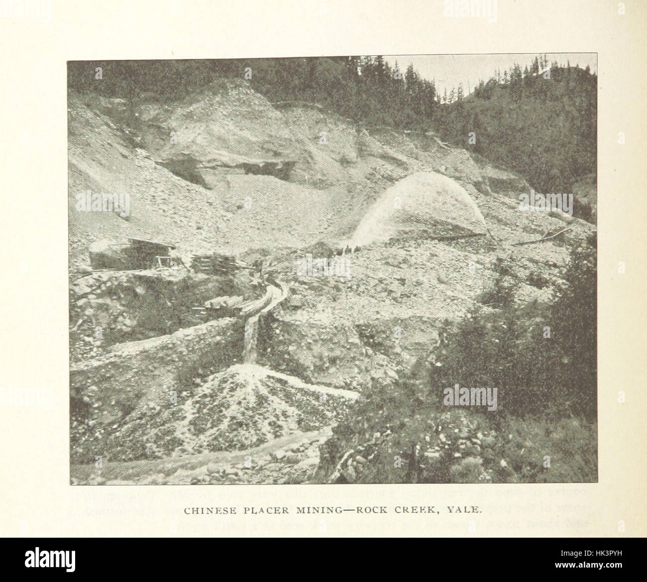 An illustration from 'The Year Book of British Columbia,' depicting a ...