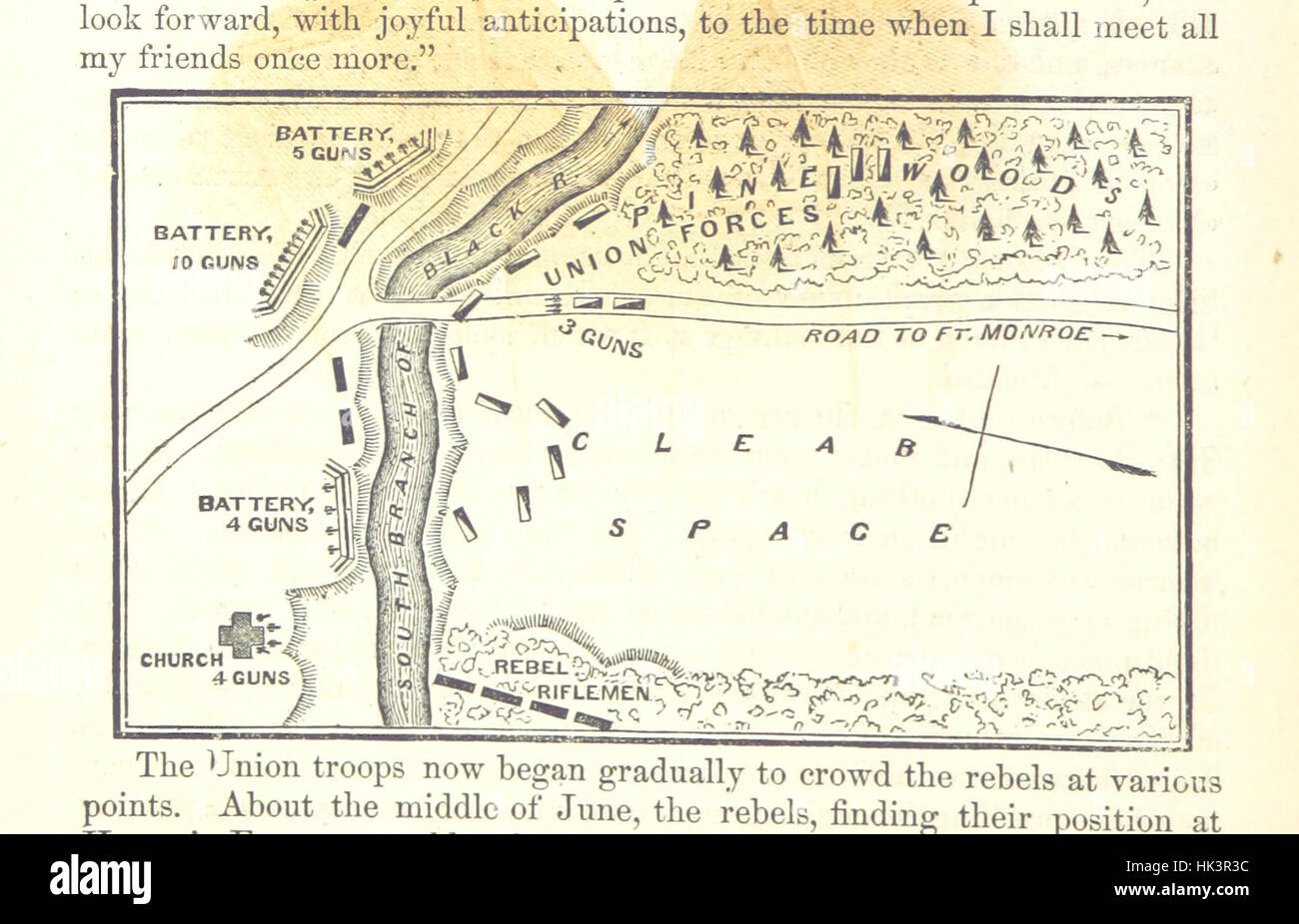 Civil war battle maps hi-res stock photography and images - Alamy