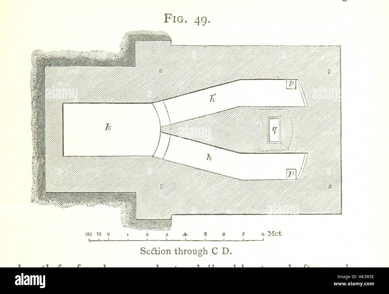 An illustration from 'A Practical Treatise on Metallurgy', depicting ...